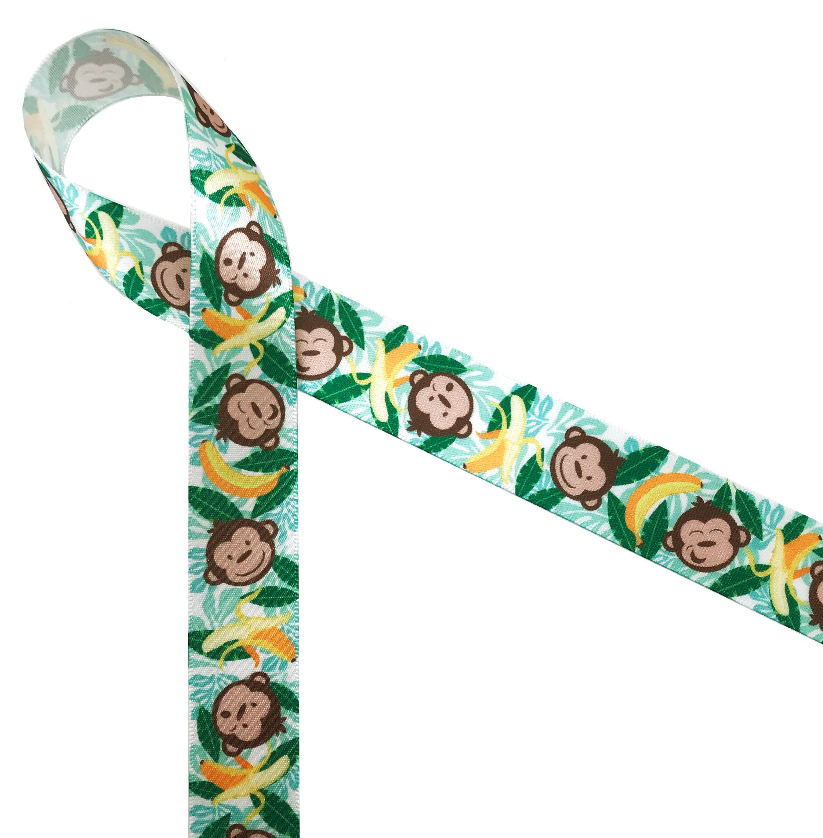 Monkey Ribbon Ideal for Baby Shower Birthday Party Gift - Etsy