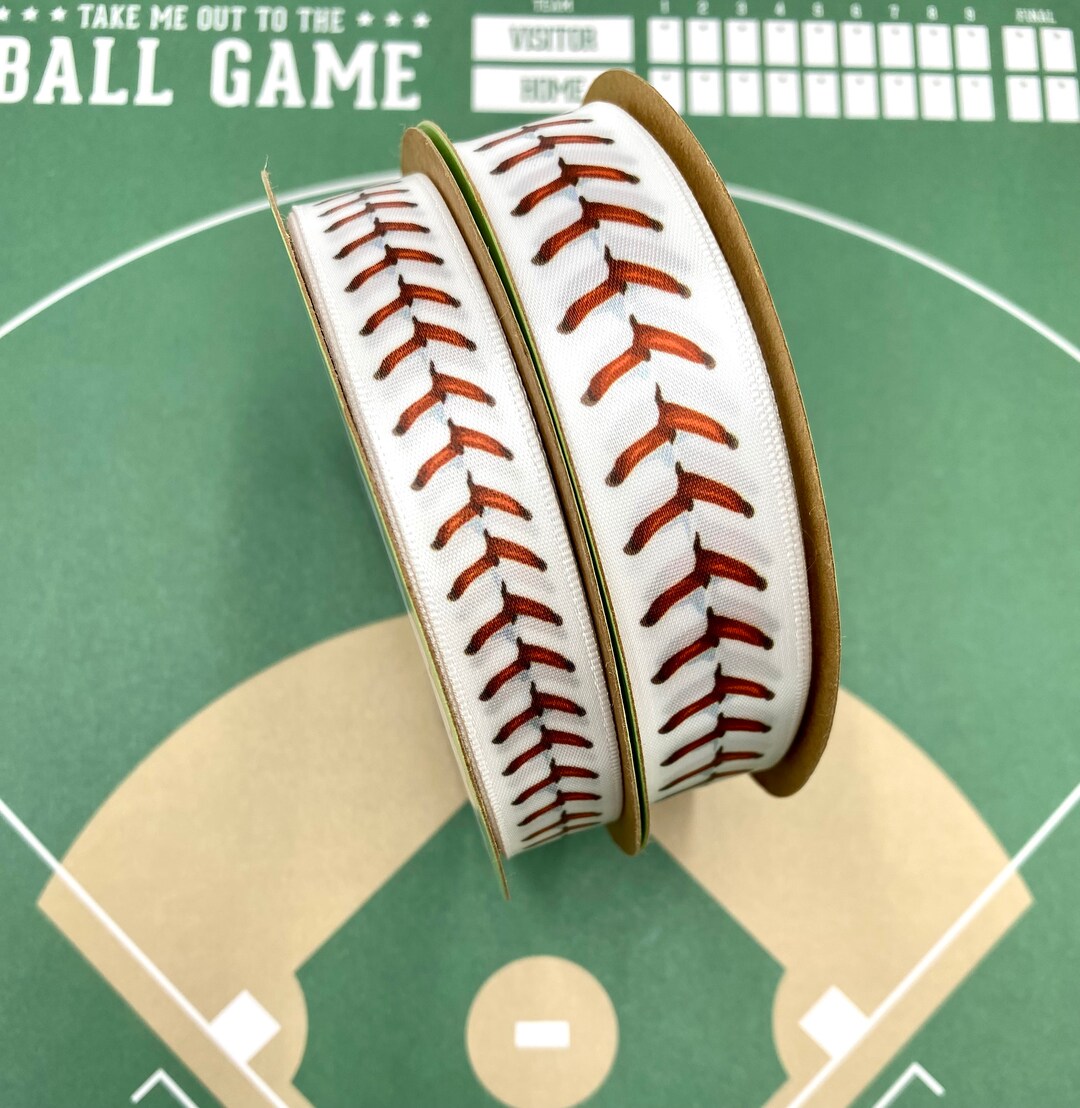 Baseball Ribbon for Gift Wrap, Party Favors, League Banquets, Favors ...