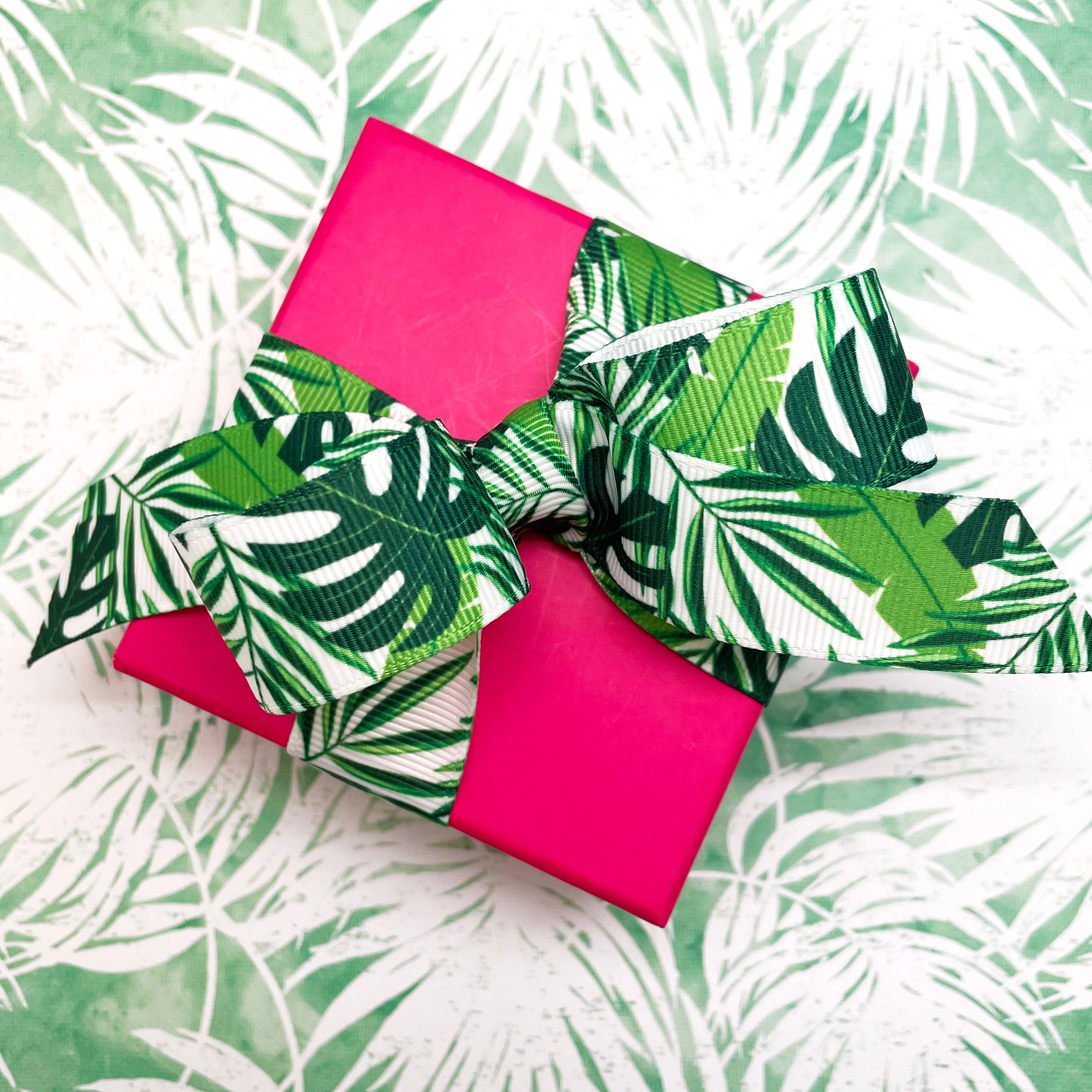 Palm Frond Ribbon Tropical Leaves for Gift Wrap Hatbands - Etsy