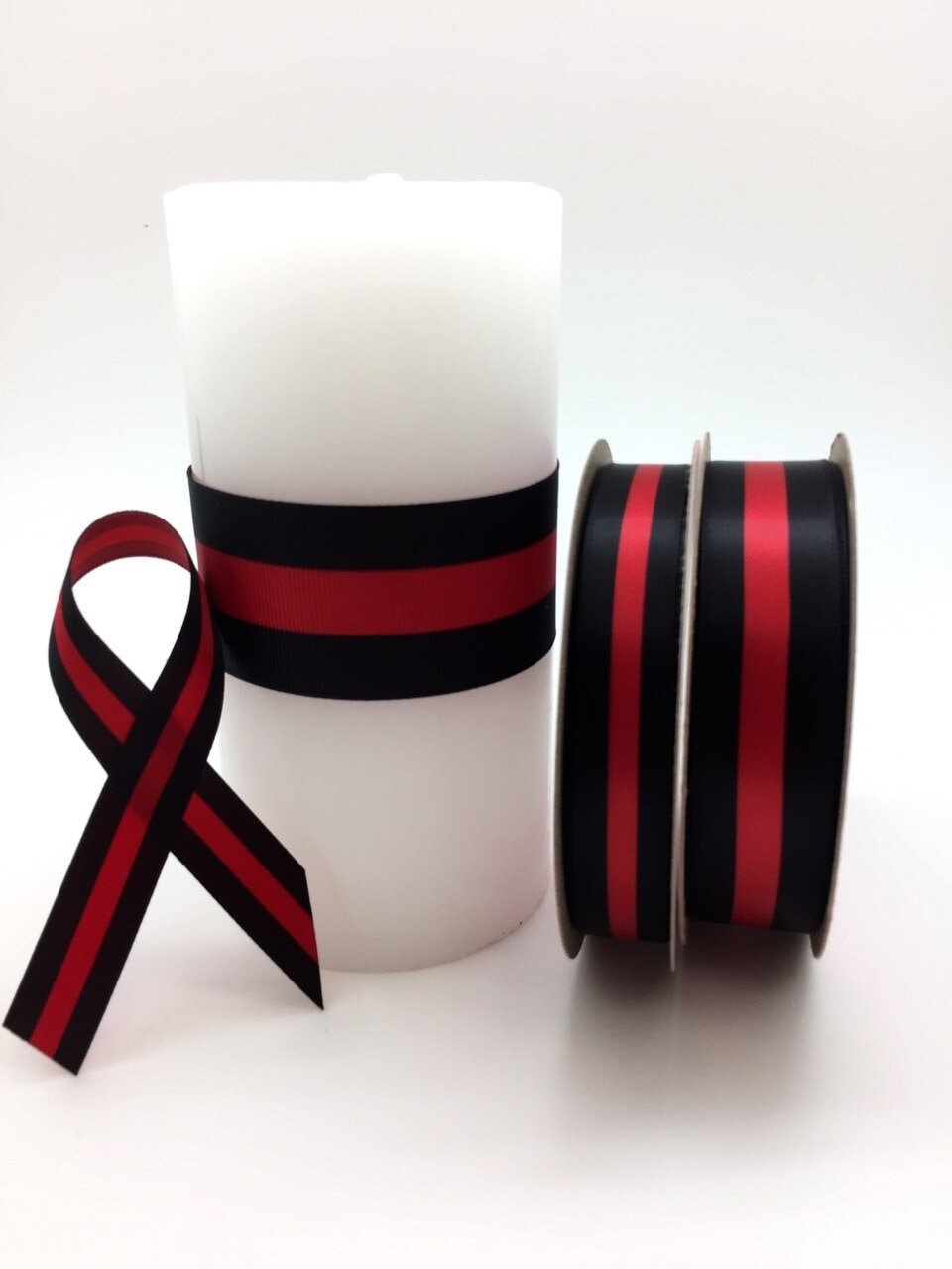 Thin Red Line Firefighter Ribbon for Memorial Services, Funeral Mass ...