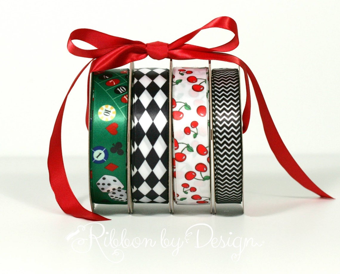 Casino Ribbon Ideal for Casino Party, Monte Carlo Night, Card Party ...