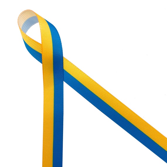 Ukraine Flag Stripe Ribbon Yellow and Blue for Lapel Pins | Etsy