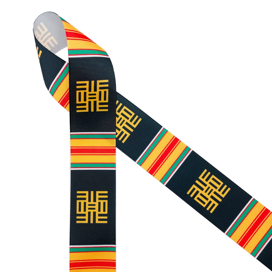 African Tribal Ribbon Kente Design With Education Stole Ideal for ...