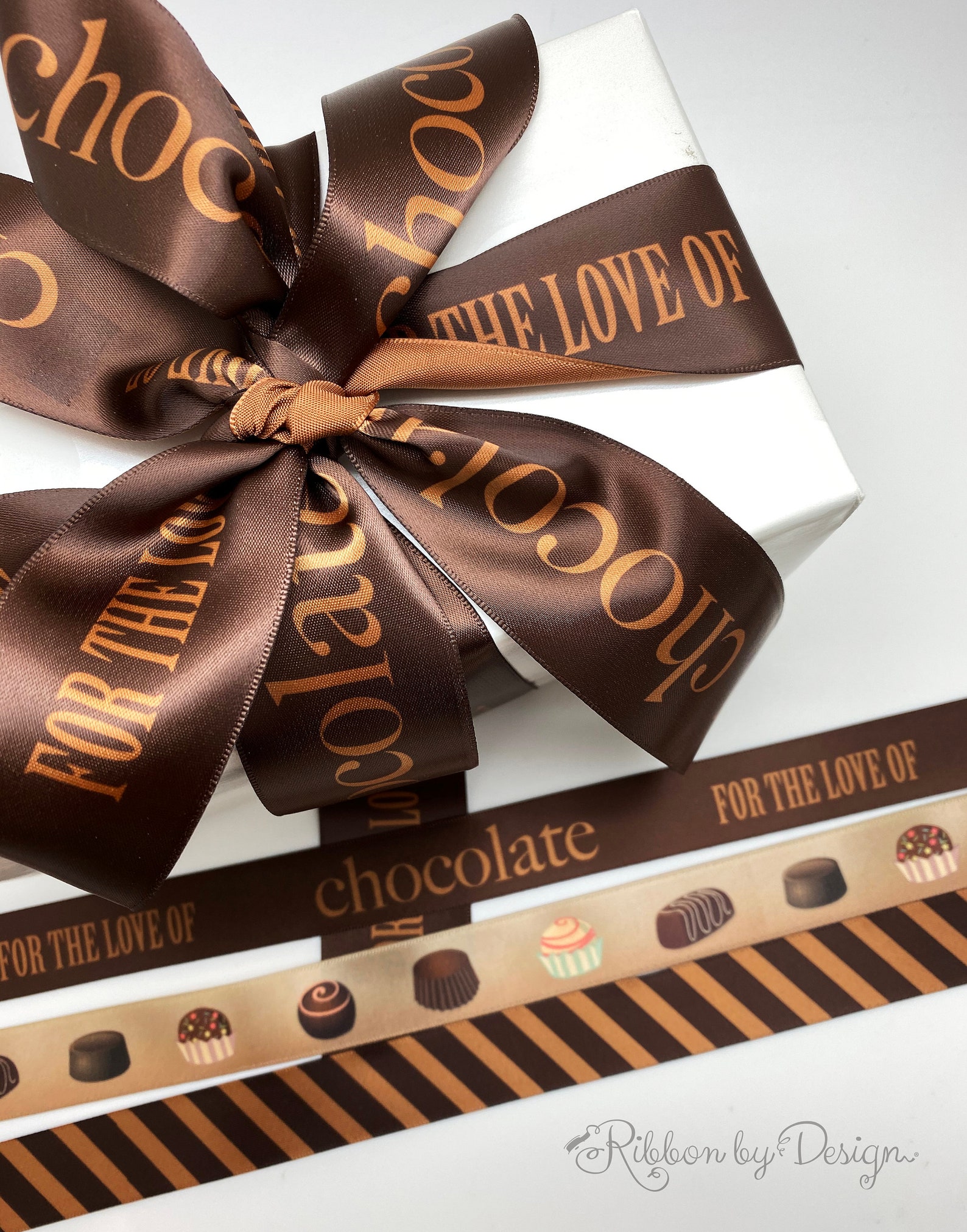 For the Love of Chocolate Ribbon Ideal for Gift Wrap - Etsy