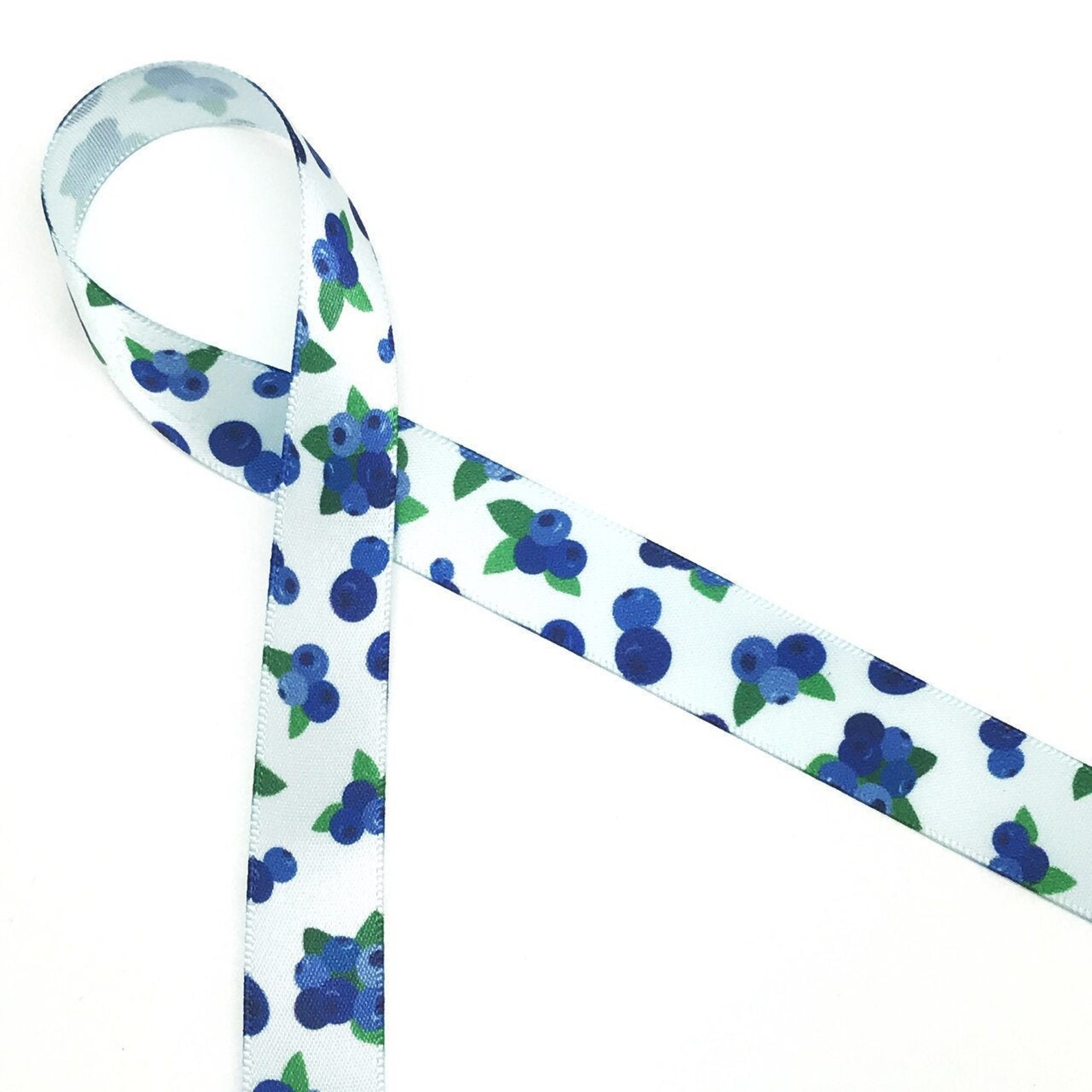 Blueberries Ribbon Ideal for Gift Wrap Jam Jars party | Etsy