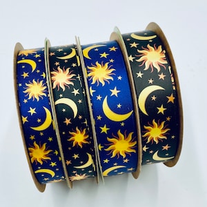 Celestial Ribbon Sun, Moon, Stars Mystic Themed, Gifts, Crafts ...