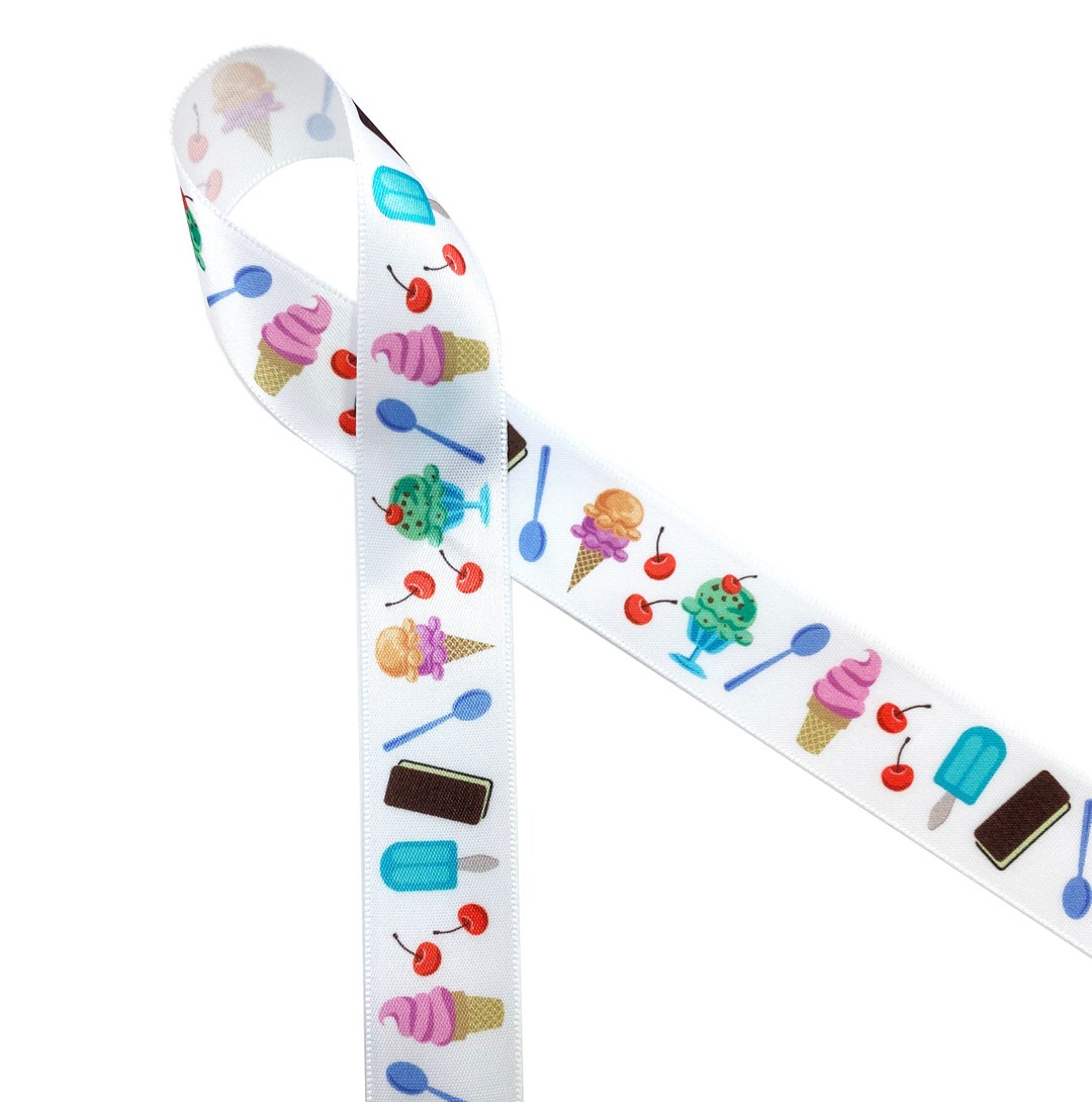Ice Cream Ribbon for Ice Cream Parties, Summer Events, Birthday Parties ...