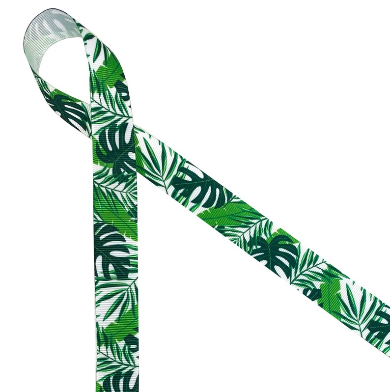 Palm Frond Ribbon Tropical Leaves for Gift Wrap Hatbands - Etsy