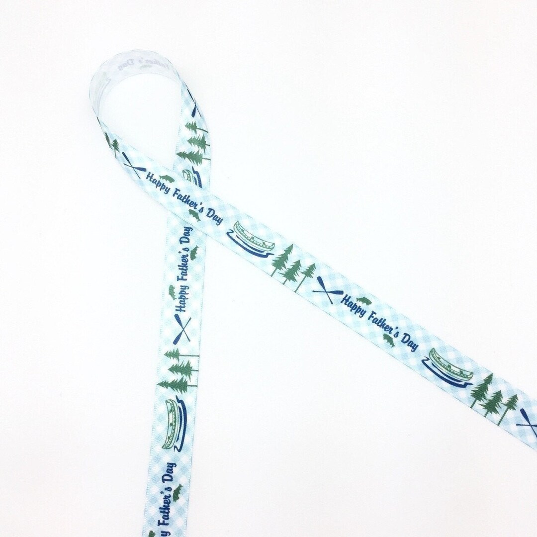 Father's Day Ribbon Happy Father's Day for Gift Wrap, Party Favors ...