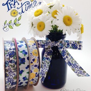 Blueberries Ribbon Ideal for Gift Wrap, Jam Jars, ,party Favors ...