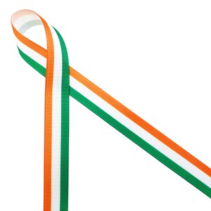 Irish Flag Ribbon Ideal for Celtic Gifts, St Patricks Day, Gift Wrap ...