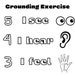 5-4-3-2-1 Grounding Exercise Visual - Etsy