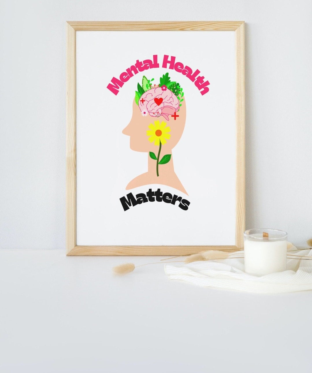 Mental Health Matters Printable Poster - Etsy