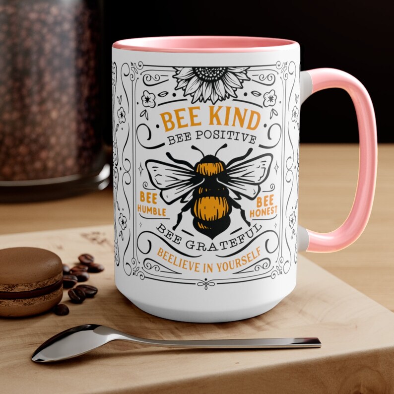 Bee Mug Bee Kind Bee Cup Bumblebee Coffee Mug Queen Bee Save - Etsy