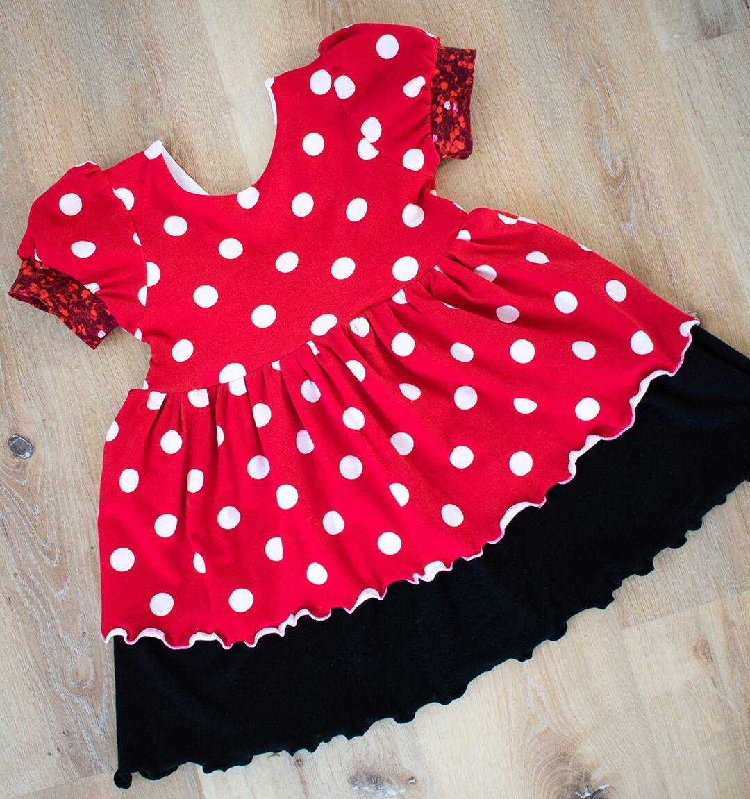 Classic Mouse Dress, Red Polka Dot Mouse Dress, Polka Dot Tea Party ...