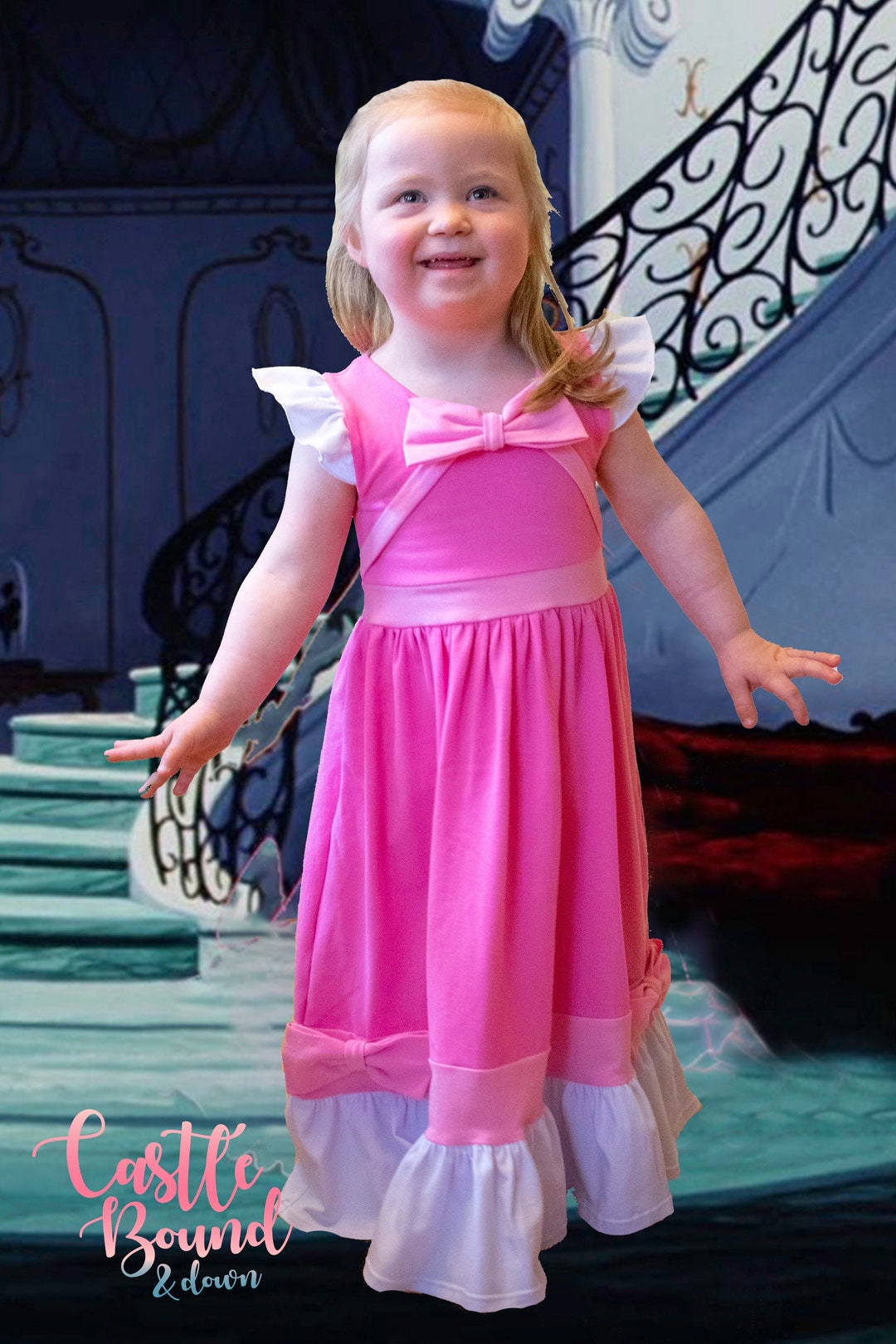 A Dream That You Wish Dress, Pink Bow Princess Costume, Everyday ...