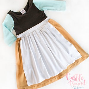 Pumpkin Princess Rags Dress, Toddler Princess Dress, Cinder Rags Apron ...