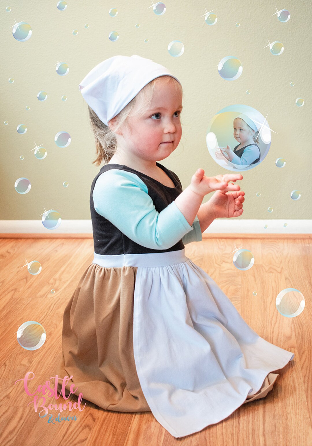 Pumpkin Princess Rags Dress, Toddler Princess Dress, Cinder Rags Apron ...