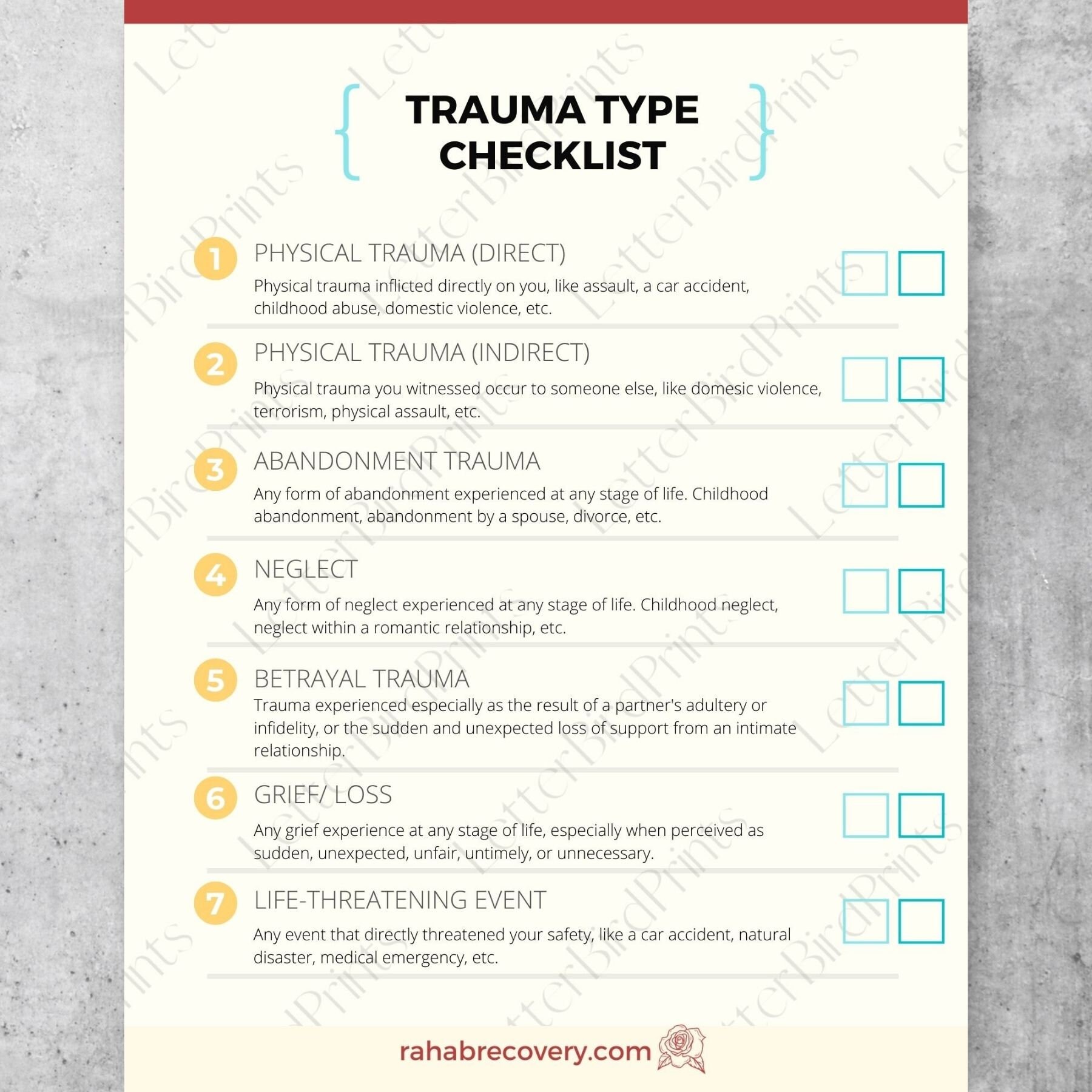 PTSD Healing Guided Journal Trauma Recovery Emotional Abuse | Etsy