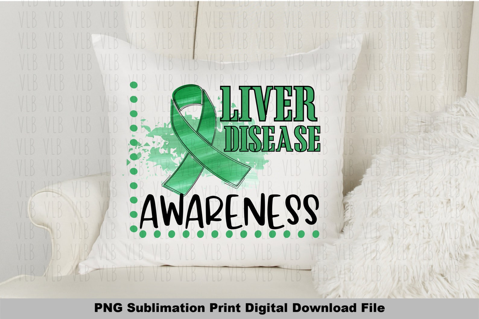 LIVER DISEASE AWARENESS Green Ribbon Clipart Cancer - Etsy