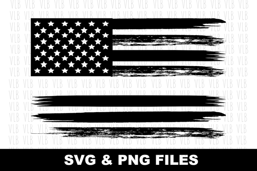 DISTRESSED AMERICAN FLAG, Flag Svg, for Cricut and Silhouette ...