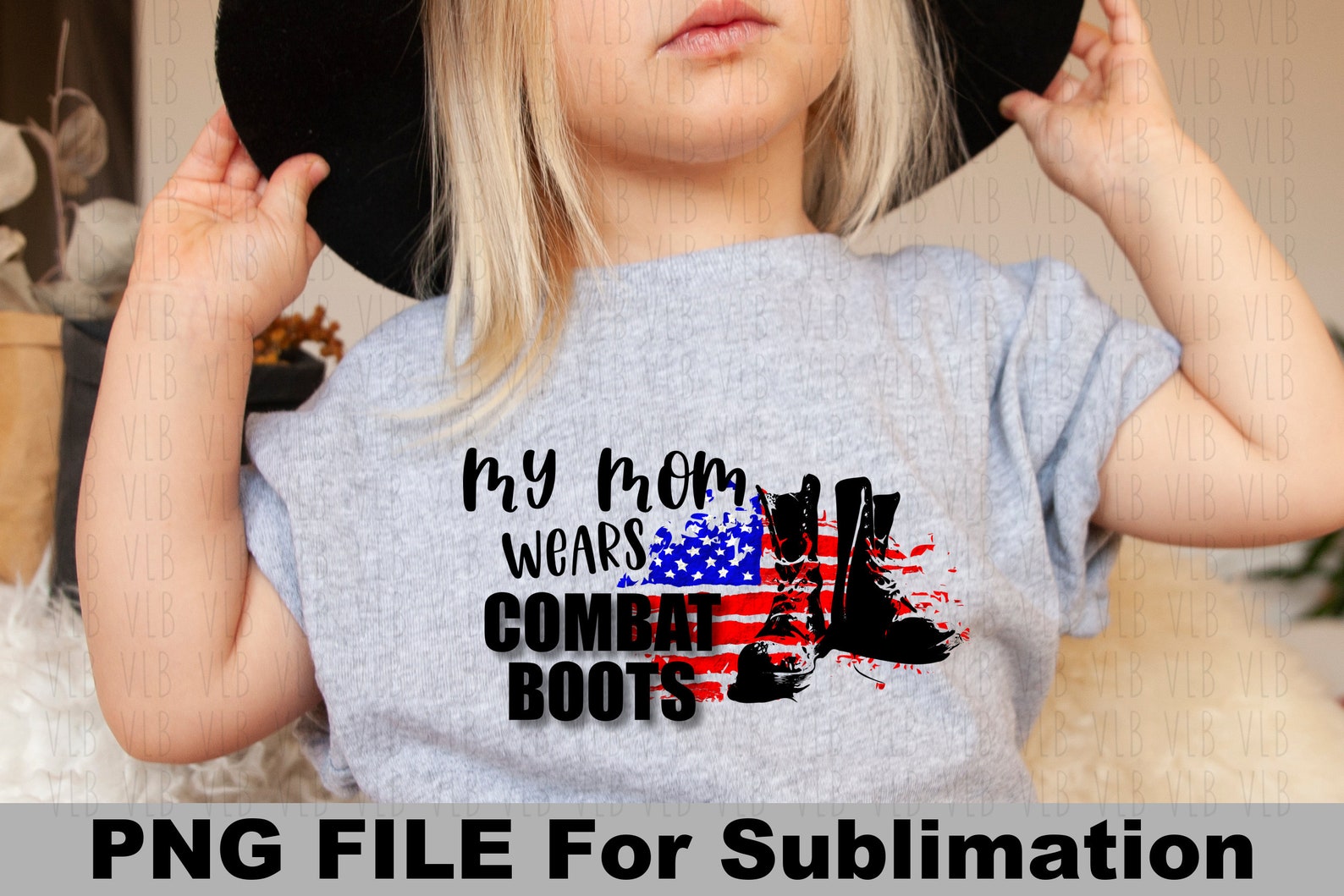 MY MOM Wears Combat Boots Png File Veteran's Day Digital - Etsy