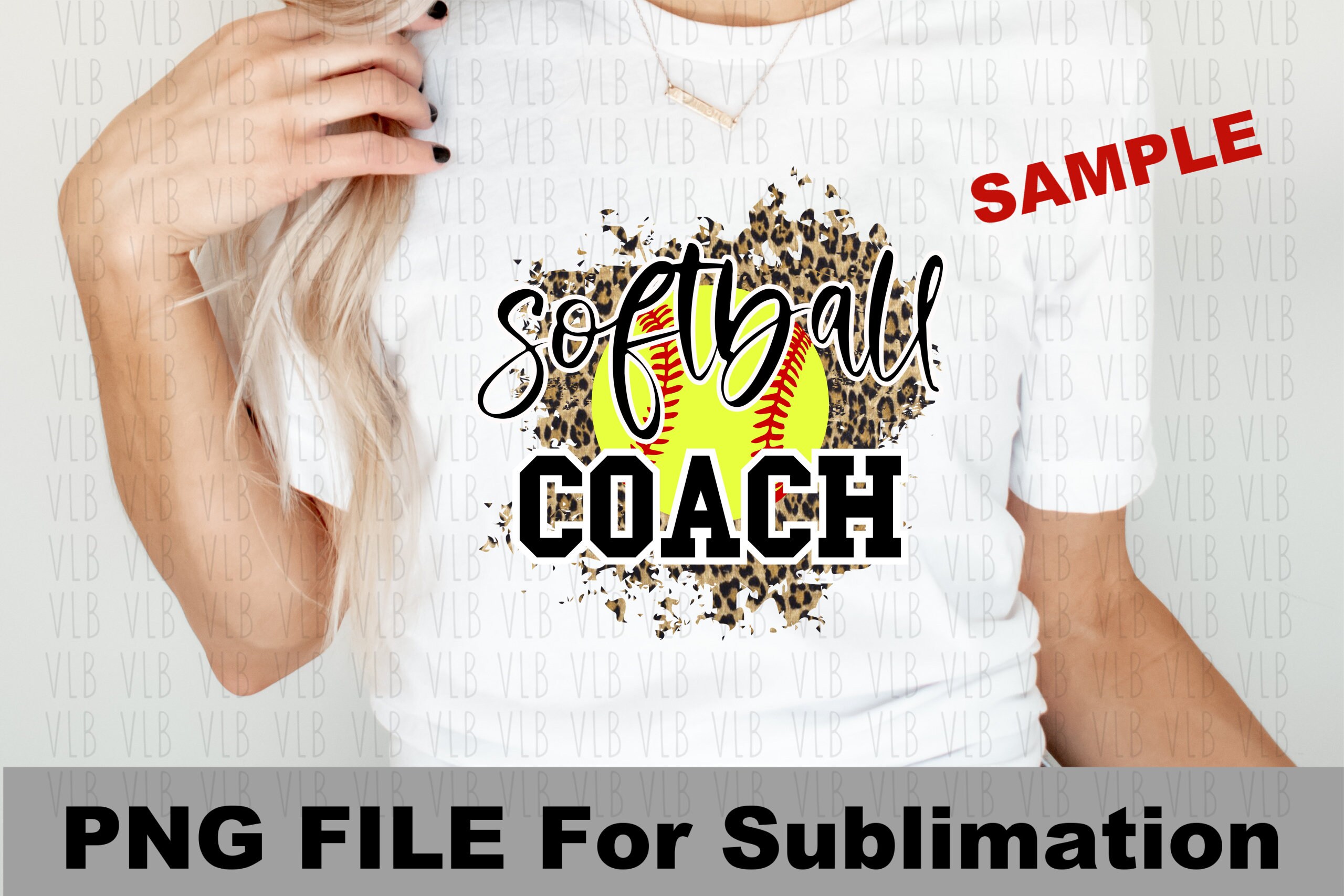 CUSTOM SOFTBALL Design on Cheetah Background Add ONE Word - Etsy