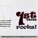 1ST GRADE ROCKS Png File for Students, Back to School, Kids School ...
