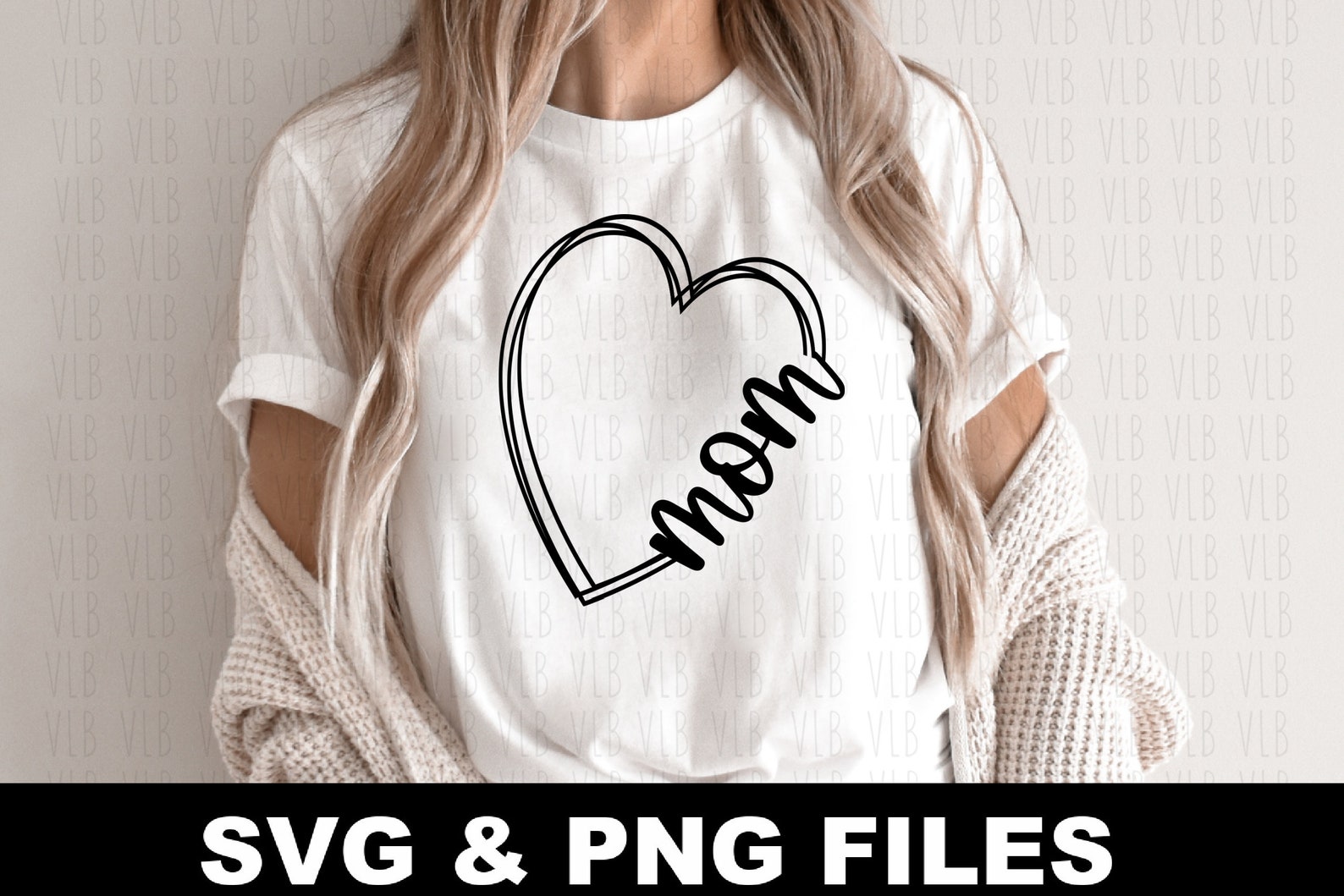 MOM HEART FRAME Svg and Png Cricut and Silhouette Designer - Etsy