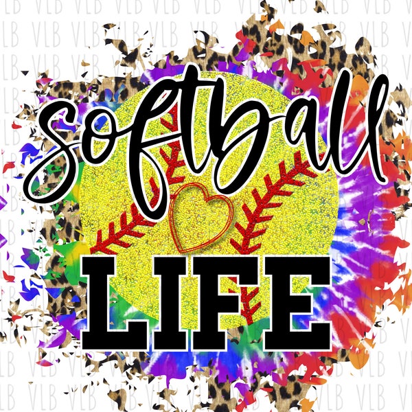 Softball Life Svg - Etsy