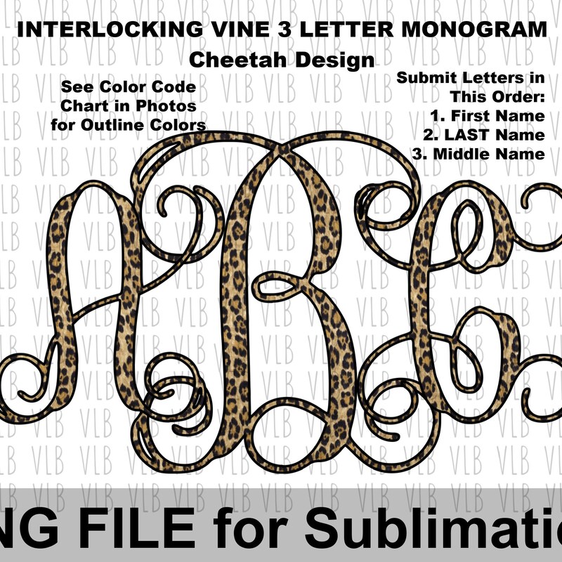Vine Monogram Font - Etsy
