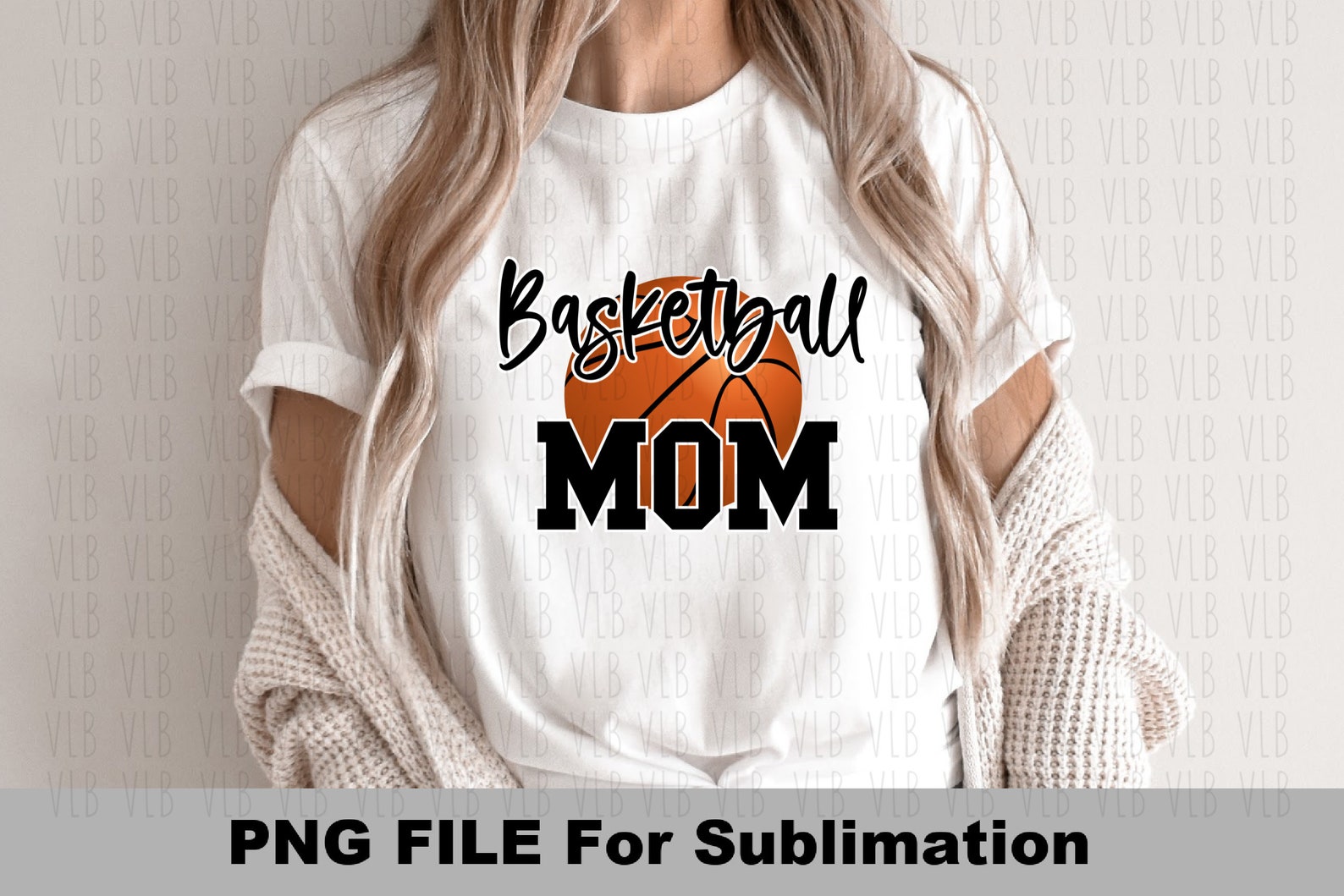 BASKETBALL MOM Sublimation Png File Sports Design for Mom - Etsy