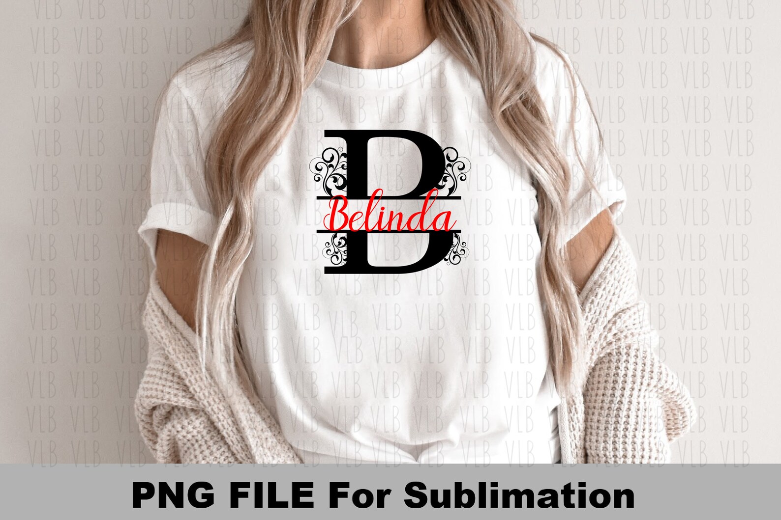 SPLIT LETTER MONOGRAM Bundle Png Files for Sublimation Add - Etsy