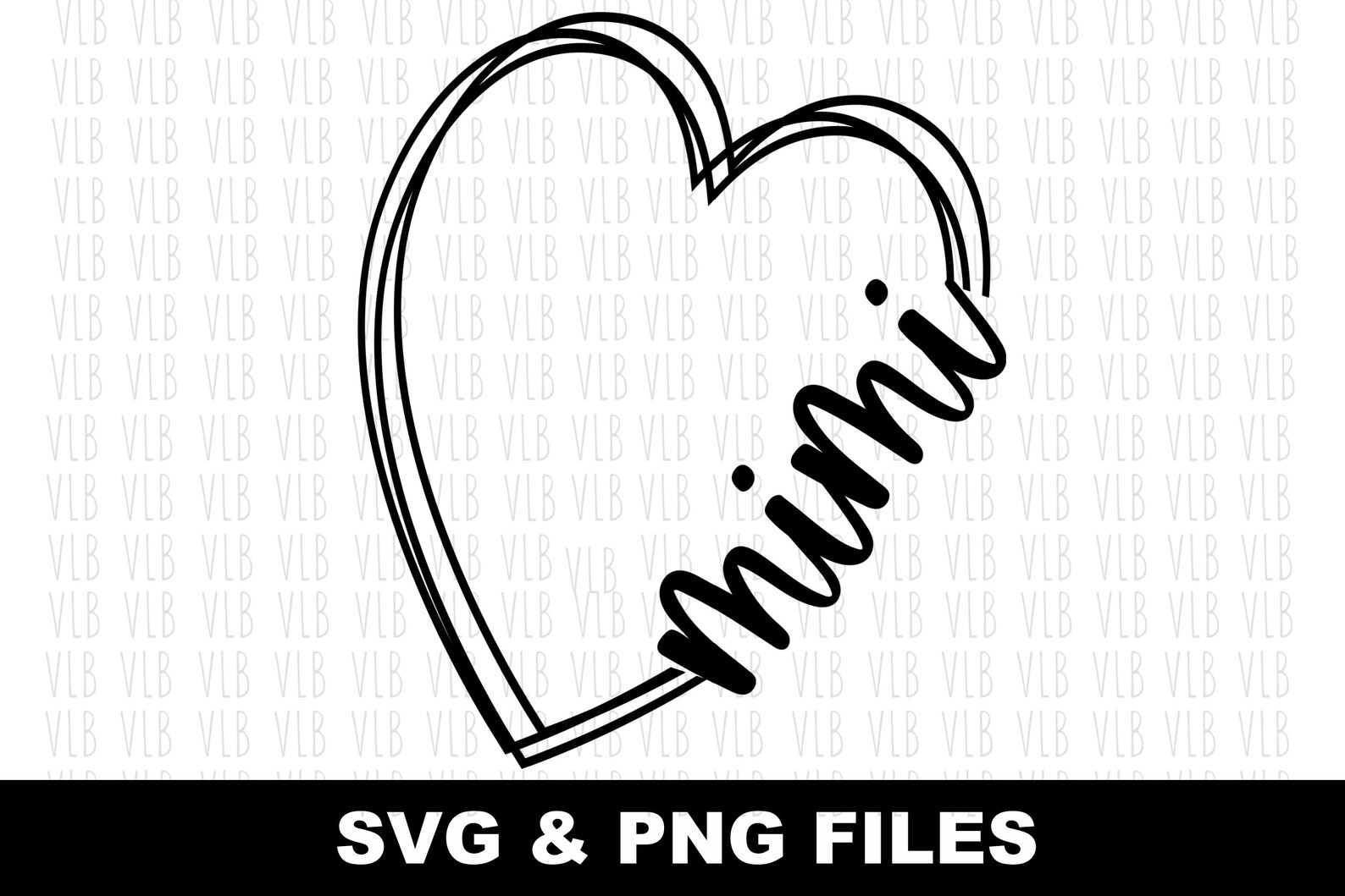 MIMI HEART FRAME Svg and Png Cricut and Silhouette Designer - Etsy India