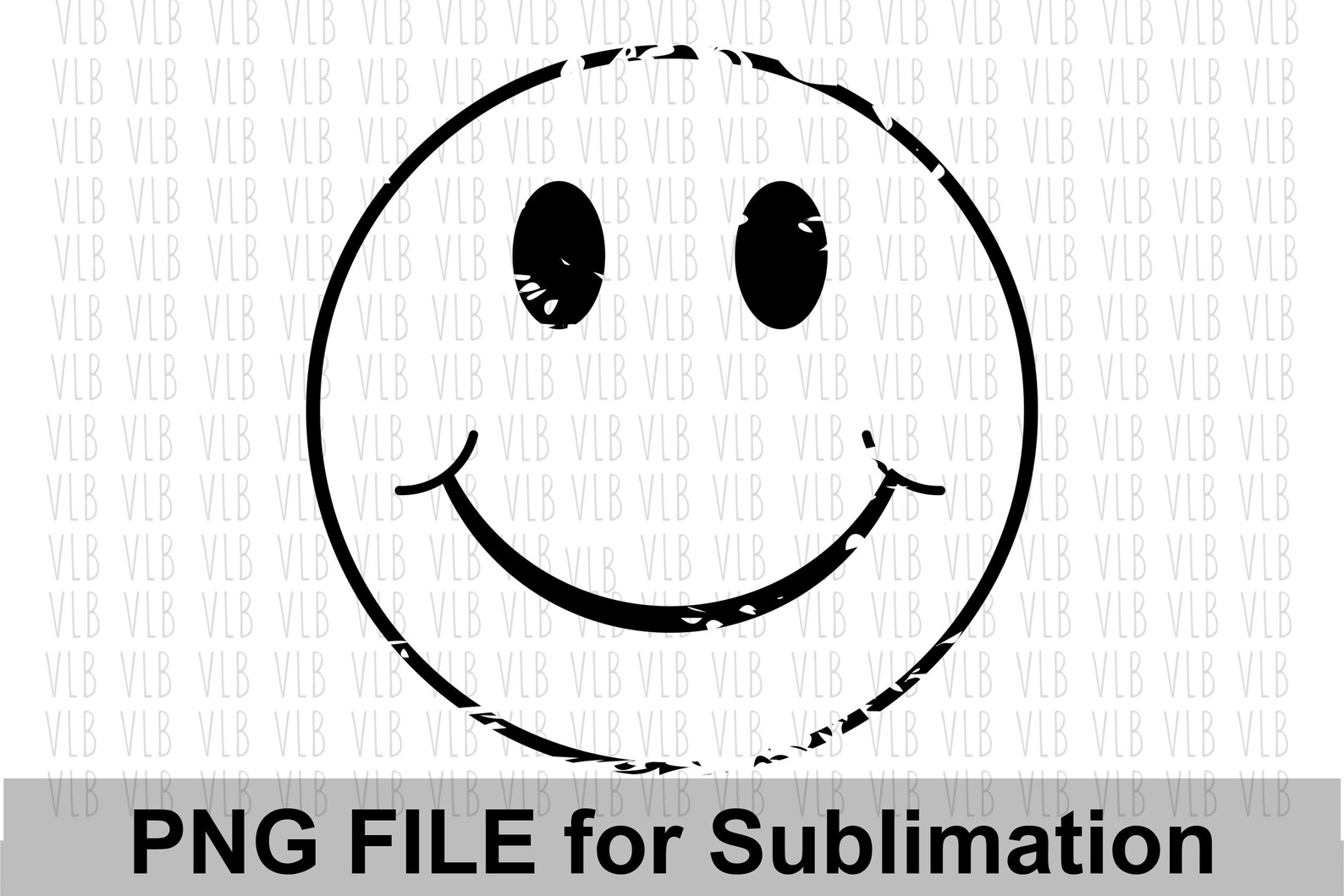 DISTRESSED SMILEY HAPPY Face Sublimation Png Smiley Face - Etsy