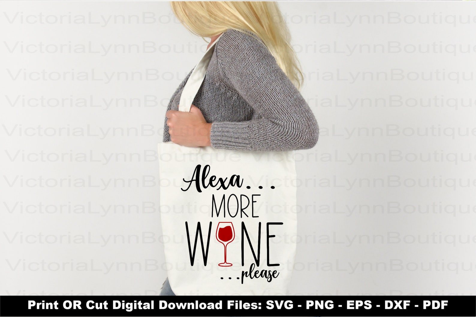 Alexa More Wine Please SVG Png Eps Dxf Pdf Sublimation or Cricut ...