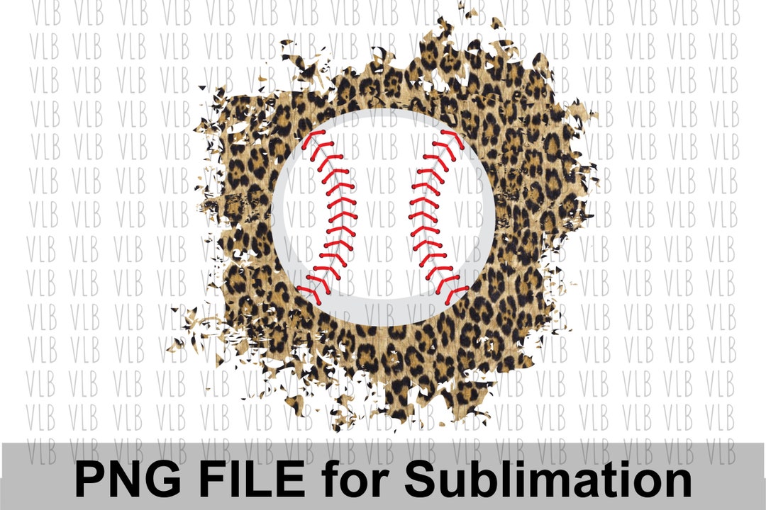 BASEBALL BACKGROUND on Cheetah Sublimation Png File, Sports Design ...