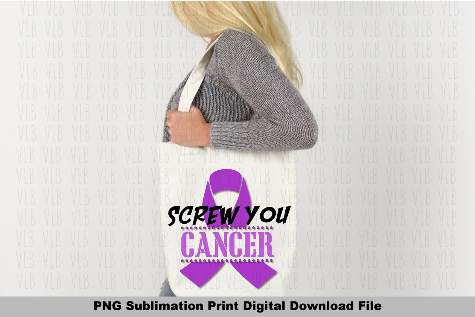 AWARENESS RIBBON Screw You Cancer Pancreatic Cancer - Etsy