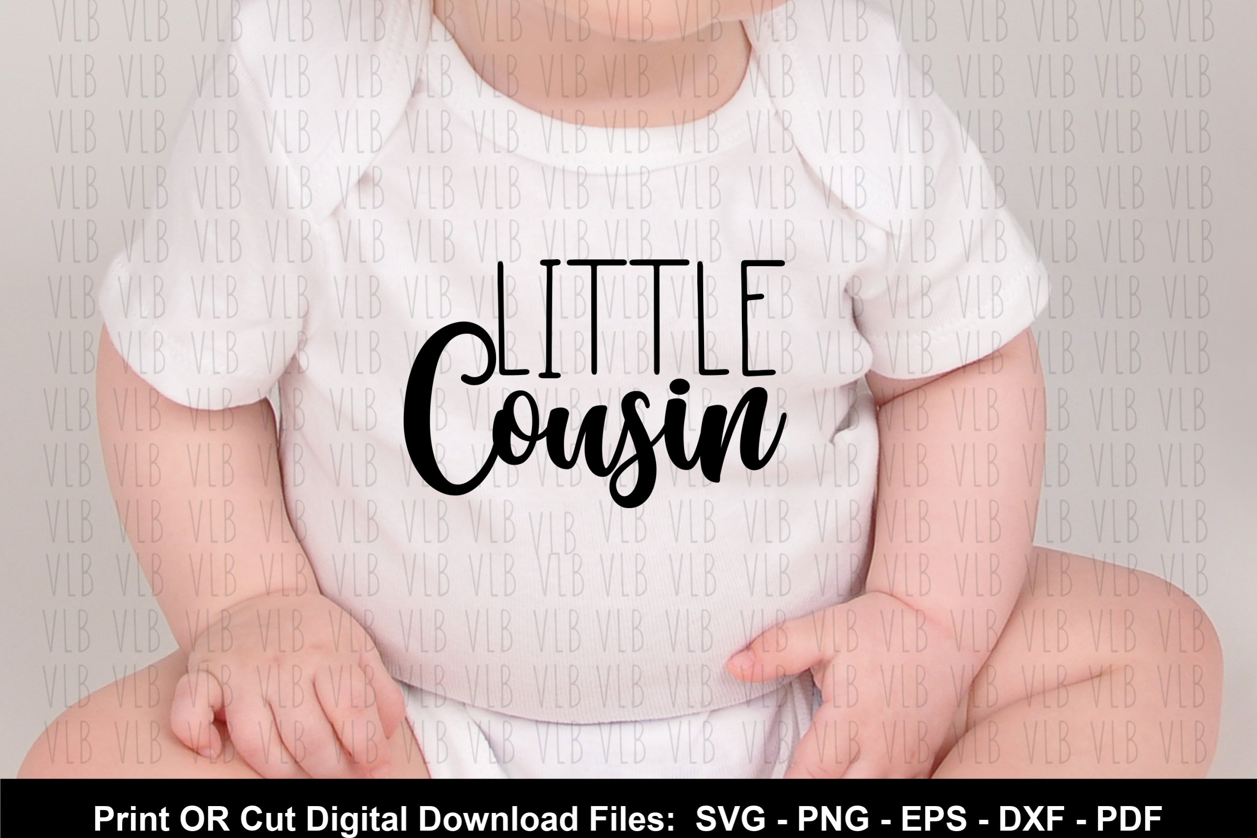 BIG Cousin LITTLE Cousin Svg BUNDLE for Cricut or Silhouette for Best ...