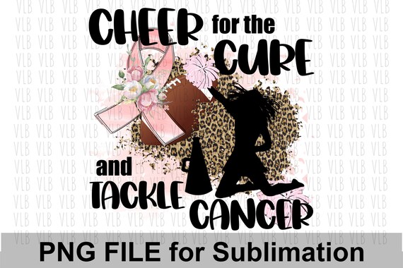 CHEER FOR the Cure and Tackle Cancer Breast Cancer Awareness - Etsy