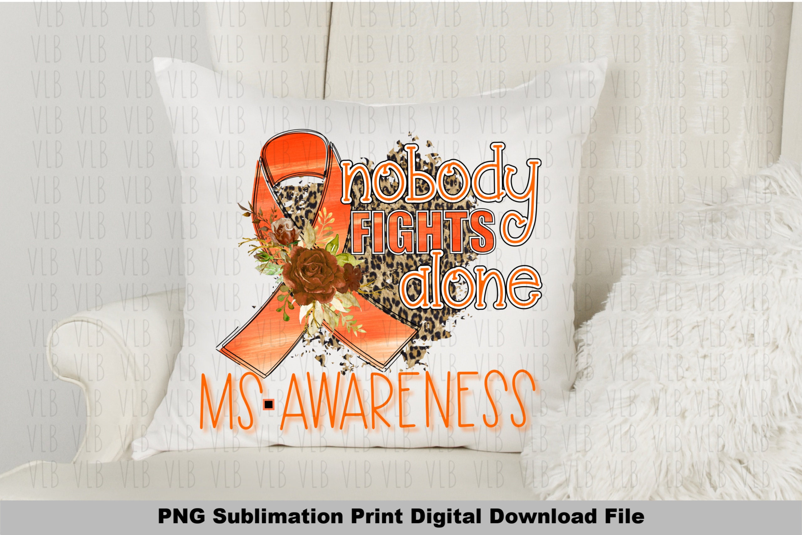 ORANGE AWARENESS RIBBON Bundle 5 Png Files Agent Orange - Etsy