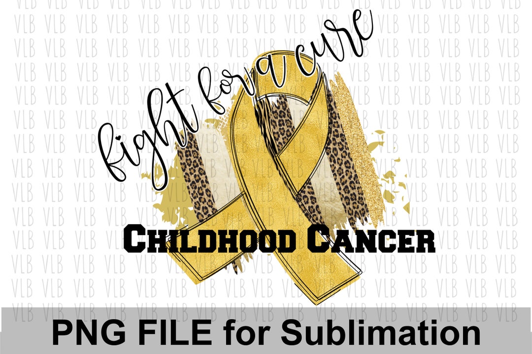 CHILDHOOD CANCER AWARENESS Gold Ribbon Fight for a Cure - Pediatric ...