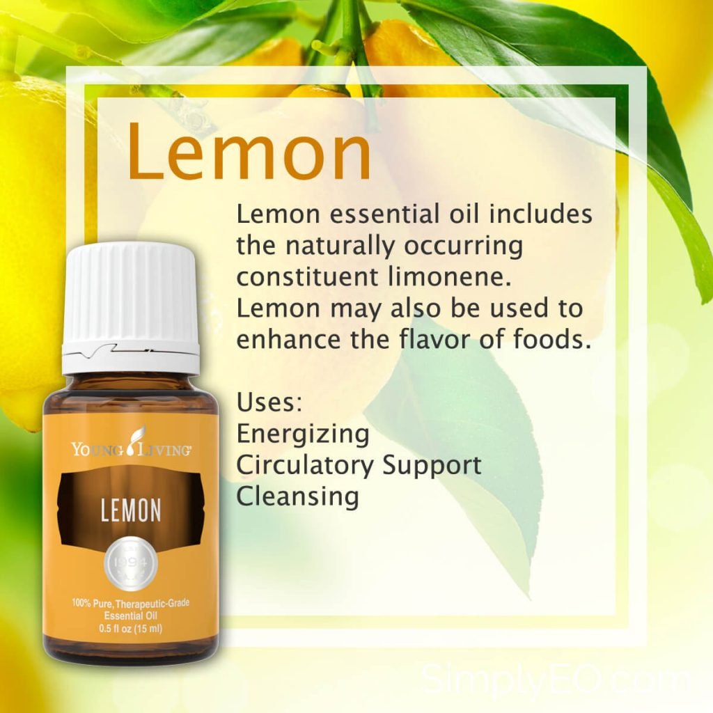 Young Living Lemon Oil, Young Living Essential Oils, 15ml Oil Bottle ...