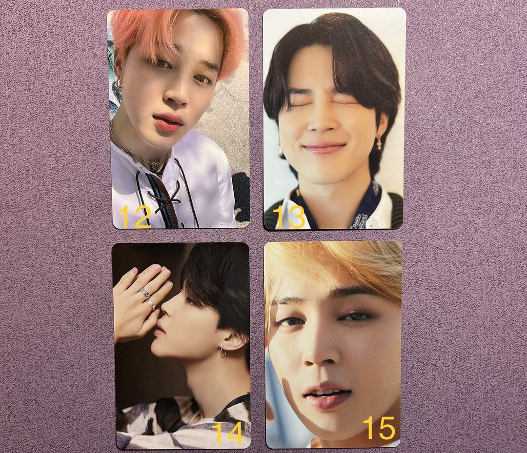 Official BTS Jimin Photocards - Etsy