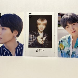 Official BTS Suga Min Yoongi Photocards - Etsy