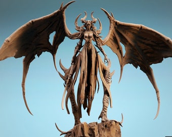 Epic Demon Boss Dnd Miniature Tabletop Games Like D&D or War - Etsy