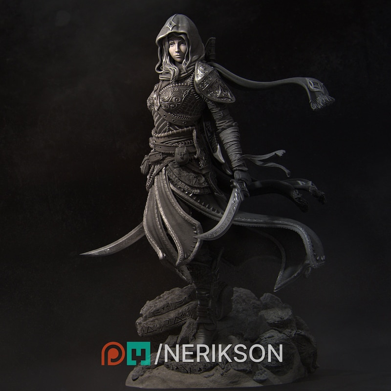 Female Assassin Miniatures - Etsy
