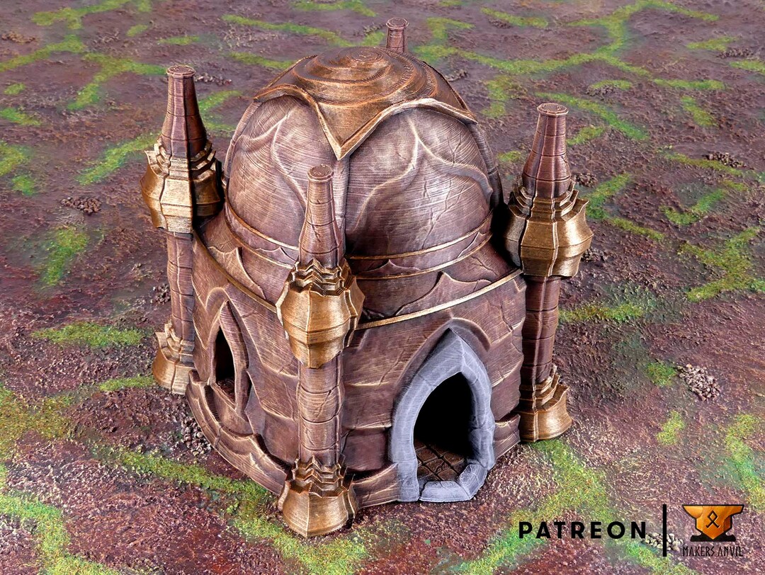 Elven House Terrain Scenery | Makers Anvil | Roleplaying 3D Printed ...