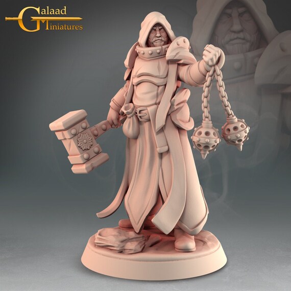 Role Playing Miniatures Toys Cleric Miniature STL Miniatures etna.com.pe