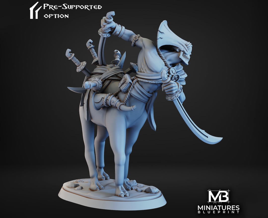 Desert Centaur Boss Miniature Tabletop RPG Miniature Miniatures ...
